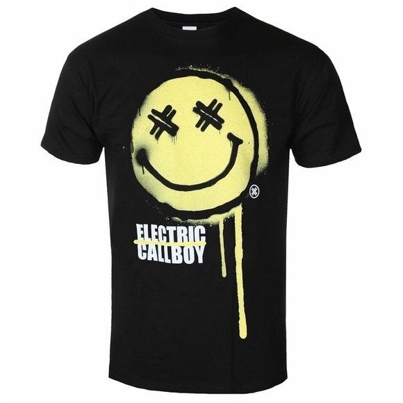 Shirts | Electric Callboy Spray Smile Black Unisex Tee Shirt | Poshmark